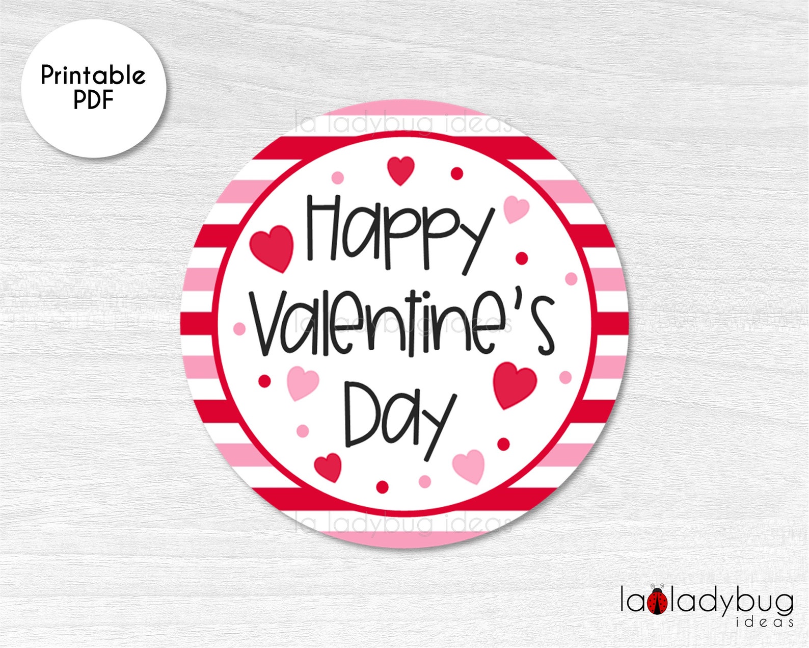 Valentine's Day Tag. Valentine's Day Printable Gift - Etsy