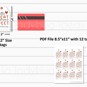 Valentines Day Gift Tags. Gift Tags for Valentine's Day. Printable PDF ...