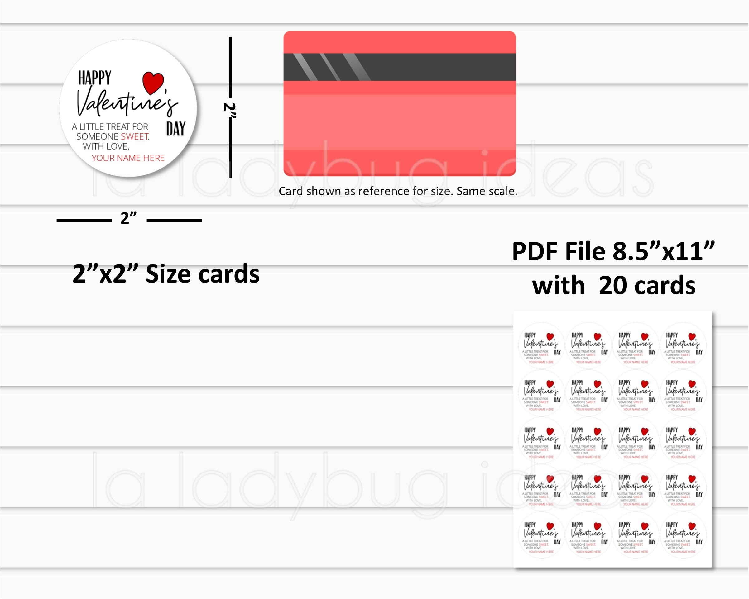 Valentines Day Gift tags EDITABLE. Printable Valentine's | Etsy