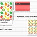 Printable Mini Cookie Card. Summer Card for Cookies. Digital Cookie ...