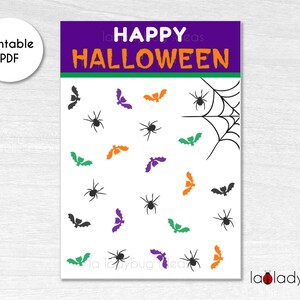 Halloween Cookie Card Printable File. Halloween Card for Cookies ...