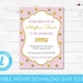 Editable Adoption Shower Invitation. Adoption Party Invitation. Girl ...