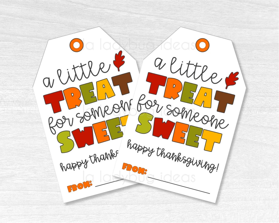 Thanksgiving Gift Tags. Printable Gift Tags for Thanksgiving. PDF ...