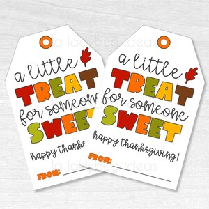 Thanksgiving Gift Tags. Printable Gift Tags for Thanksgiving. PDF ...