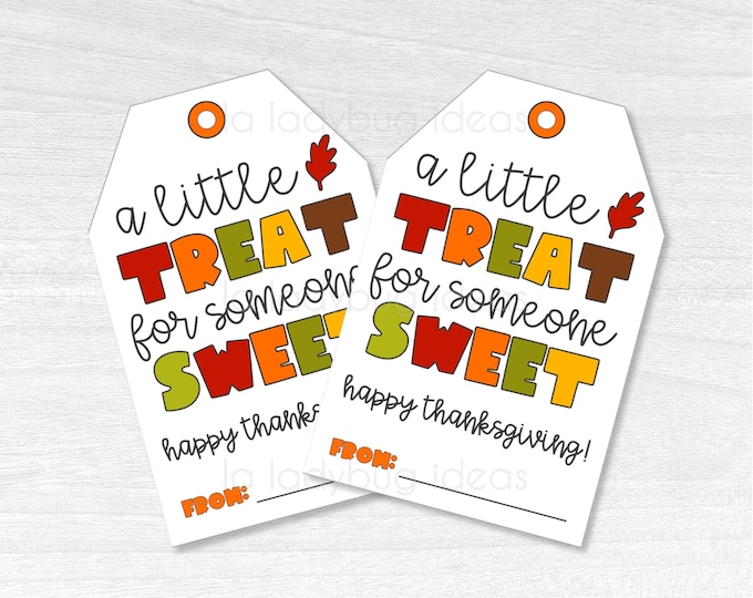 Thanksgiving Gift Tags. Printable Gift Tags for Thanksgiving. PDF ...