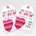 Valentine's Day Gift Tags. Poppin Valentine's Day Gift Tags. Printable ...