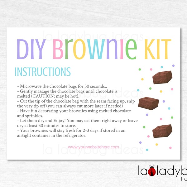 Diy Brownie - Etsy
