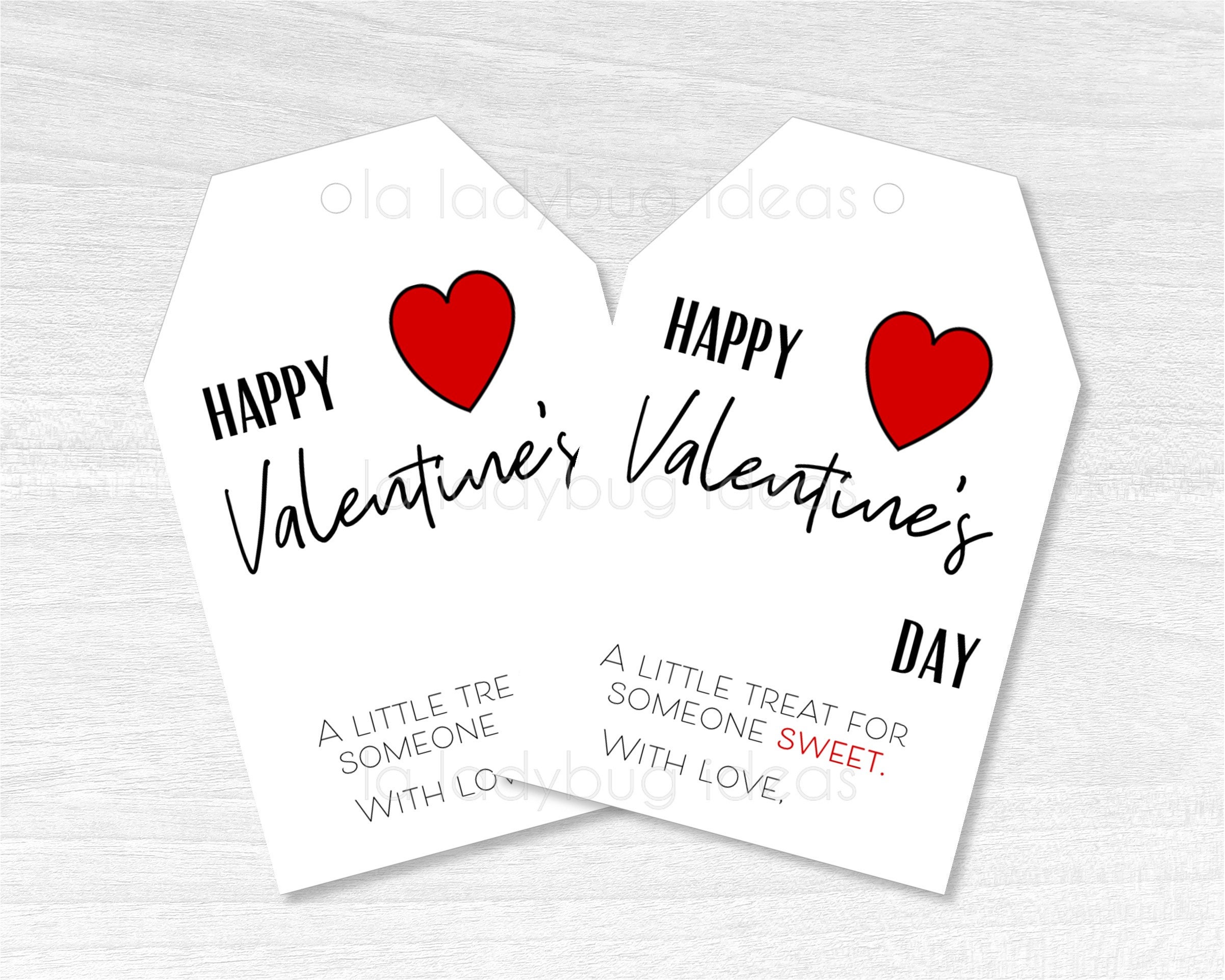 Valentine's Gift Tags. Gift Tags for Valentine's Day. - Etsy
