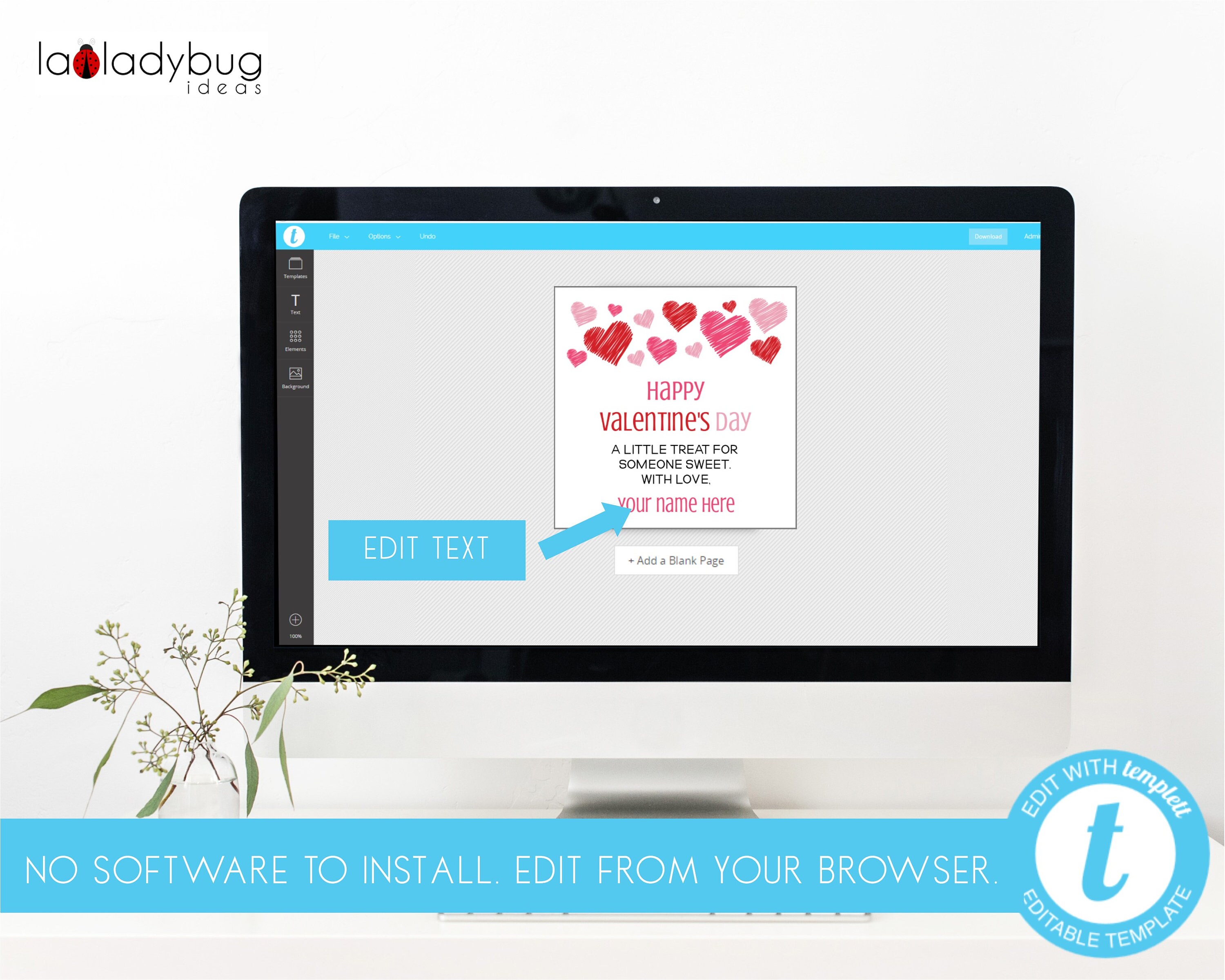 Editable Valentine's Day Gift Tags. Printable Valentines | Etsy