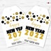 Editable New Year Gift Tags. Printable New Year Tags. Editable and ...