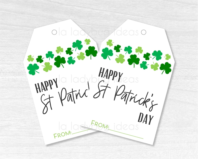 St Patricks Day Gift Tags. Gift Tags for St Patricks Day. | Etsy