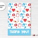 Medical Cookie Card Printable. Doctor and Nurses Card for Cookies ...