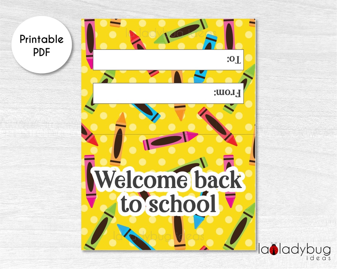 Welcome Back to School. Back to School Bag Topper for Cookies ...