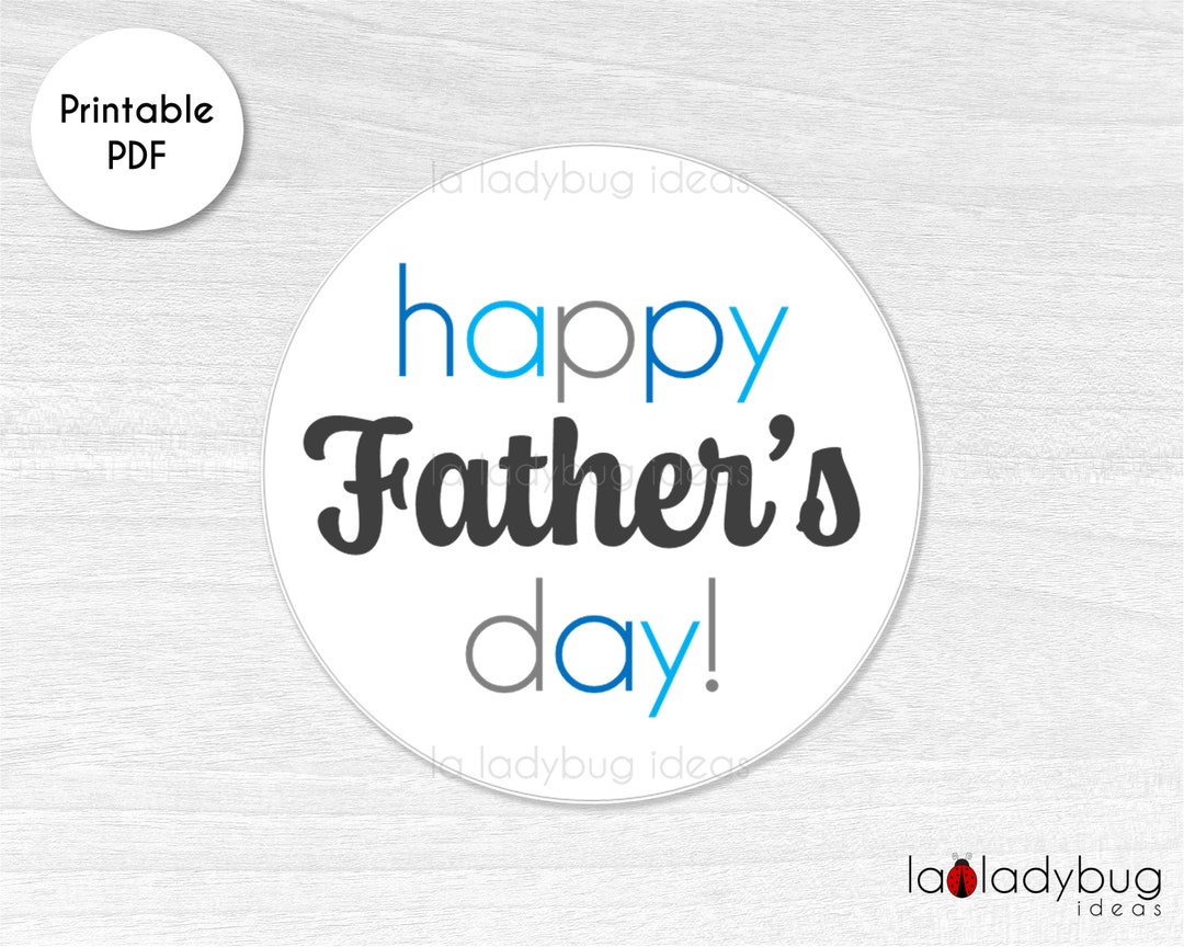 Fathers Day Gift Tag. Father's Day Tags. Printable Gift Tags for ...