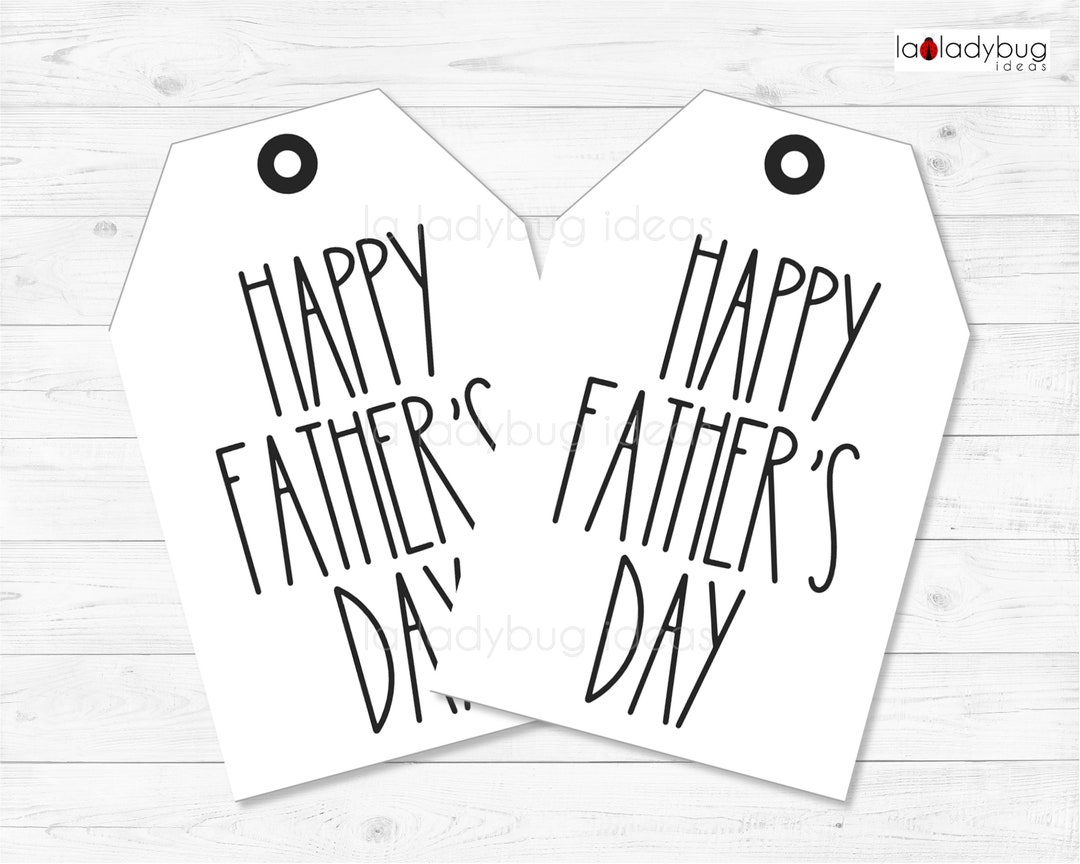 Father's Day Tags. Gift Tags for Dad. Printable PDF. Instant Download ...
