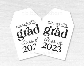 Custom Graduation Gift Tags / Personalized Graduation Tags / - Etsy