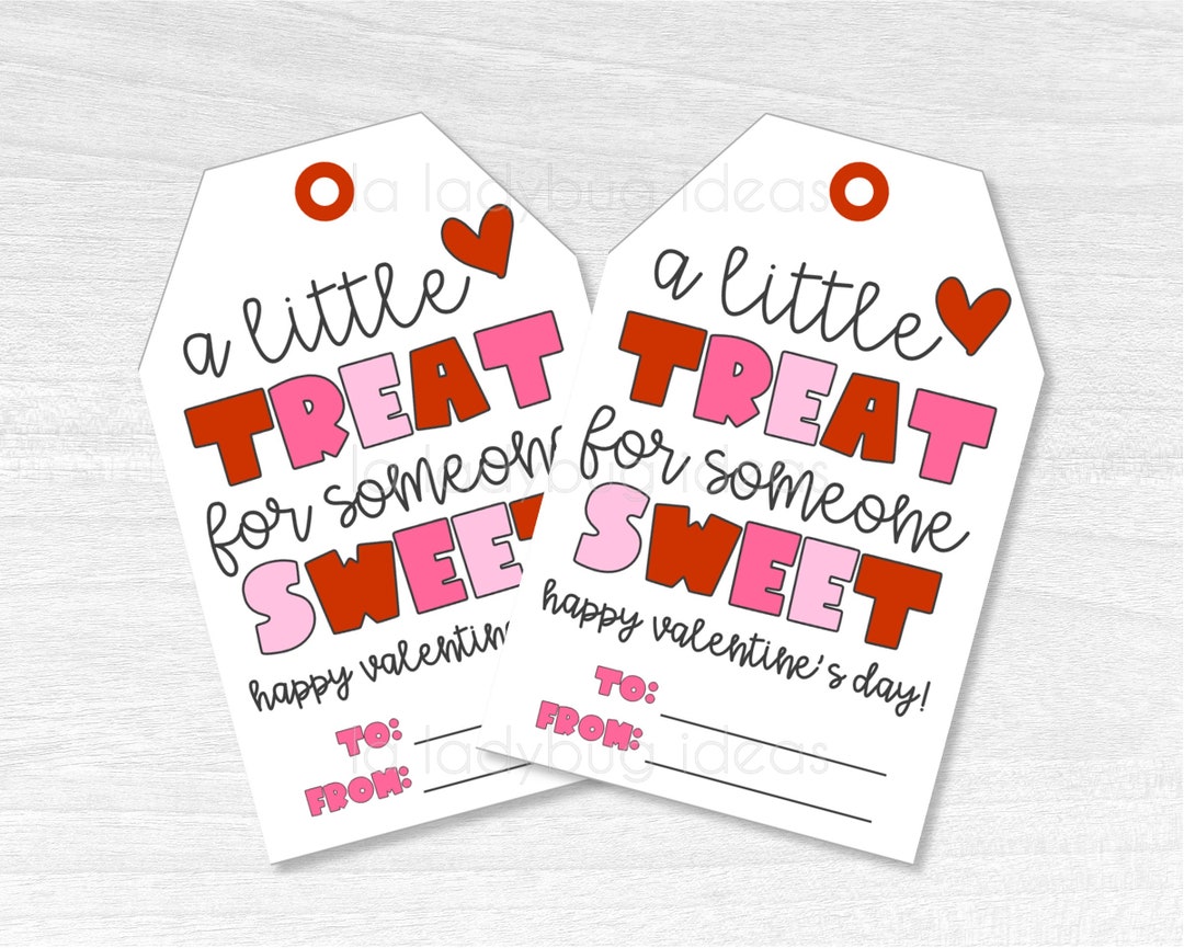 Valentines Printables. Gift Tags for Valentine's Day. Printable PDF ...