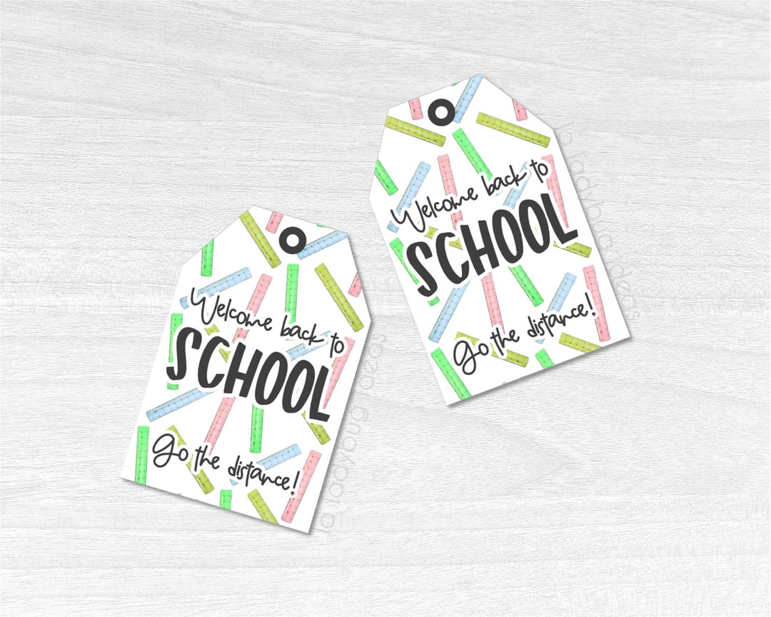 Back to School Gift Tags. Tags for Teachers. Printable PDF. Instant ...