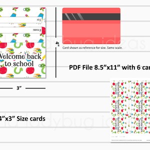 Back to School Bag Topper for Cookies. Printable Tag for Cookies Bag ...