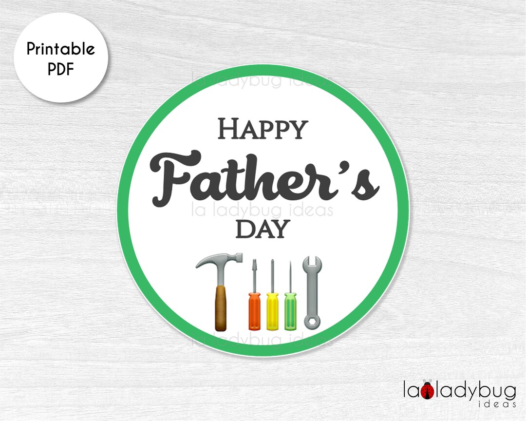 Fathers Day Tags. Father's Day Gift Tag. Printable Gift Tags for ...