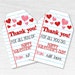 Editable Valentine's Day Gift Tags. Printable Valentines | Etsy
