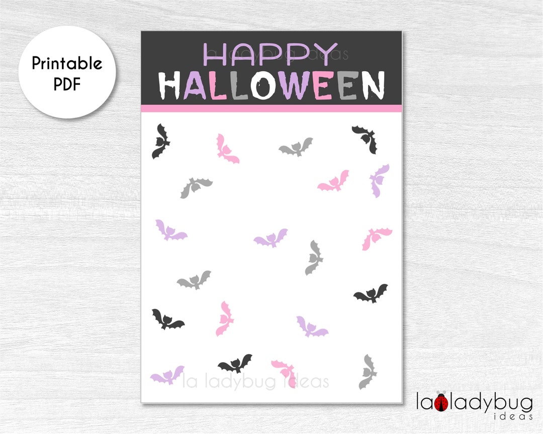 Halloween Cookie Card Printable File. Halloween Card for Cookies ...