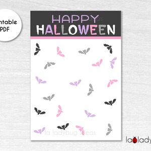 Halloween Cookie Card Printable File. Halloween Card for Cookies ...