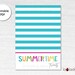 Summertime Printable Cookie Card. Summer Card for Cookies. - Etsy