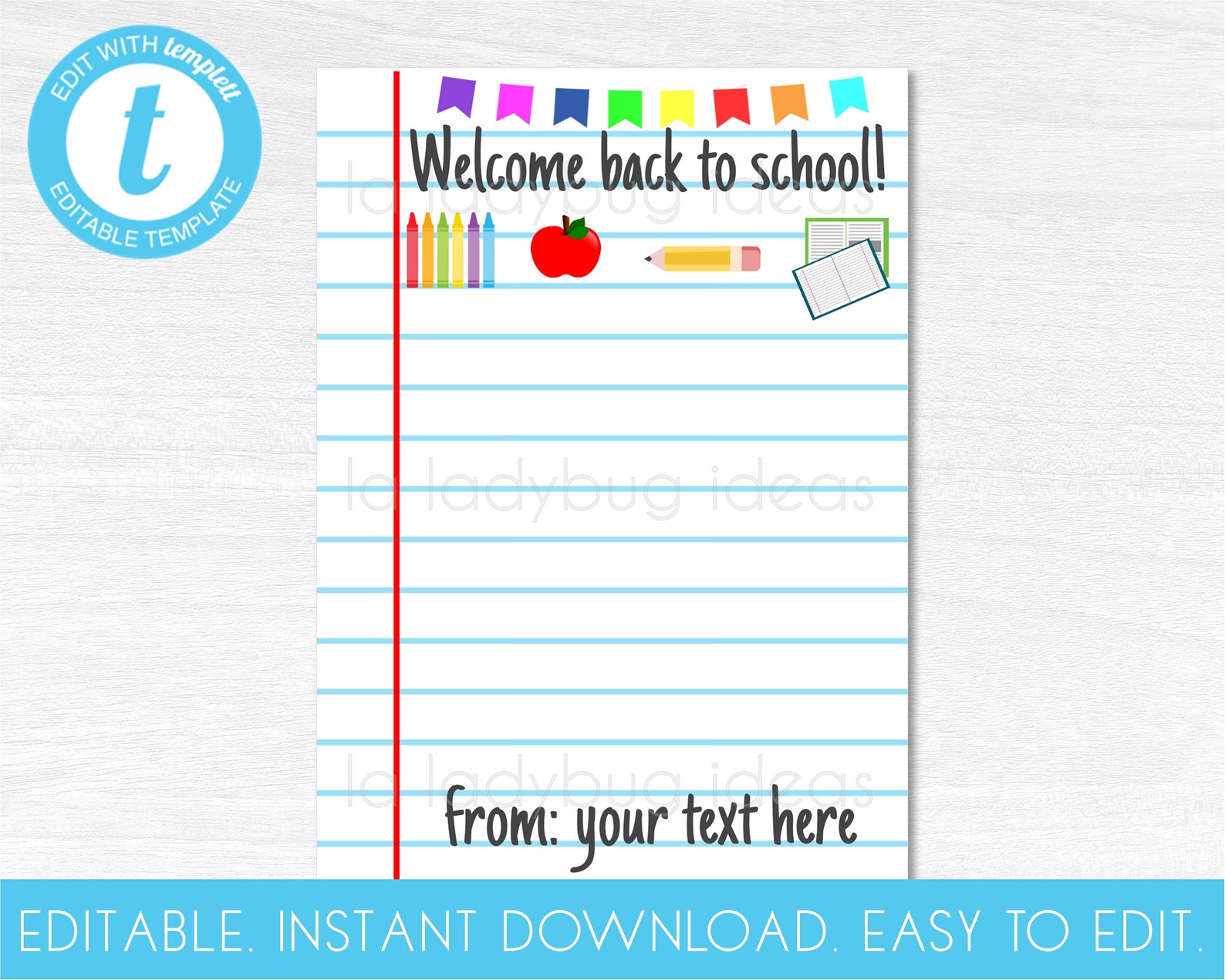 Editable Cookie Cards for Back to School. Printable Cookie - Etsy