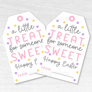 Easter Tags. Easter Gift Tags. Easter for Treats. Printable PDF ...