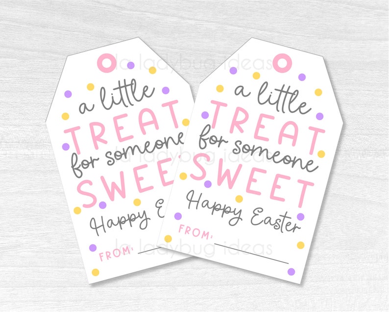 Easter Tags. Easter Gift Tags. Easter for Treats. Printable - Etsy