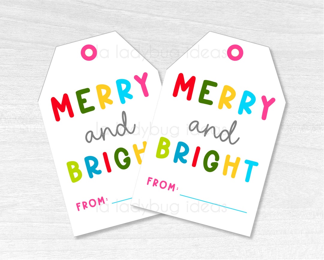 Christmas Gift Tags. Printable Gift Tags for Christmas. PDF. Merry ...