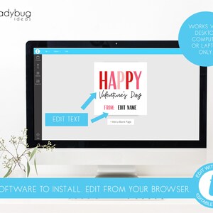 Printable Valentines Day Gift Tags. Editable Valentines Day Gift Tags ...