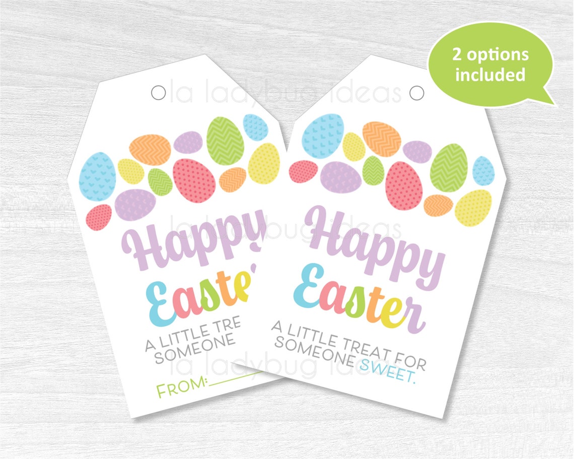 Easter Gift Tags. Gift Tags for Easter. Printable PDF. Instant | Etsy