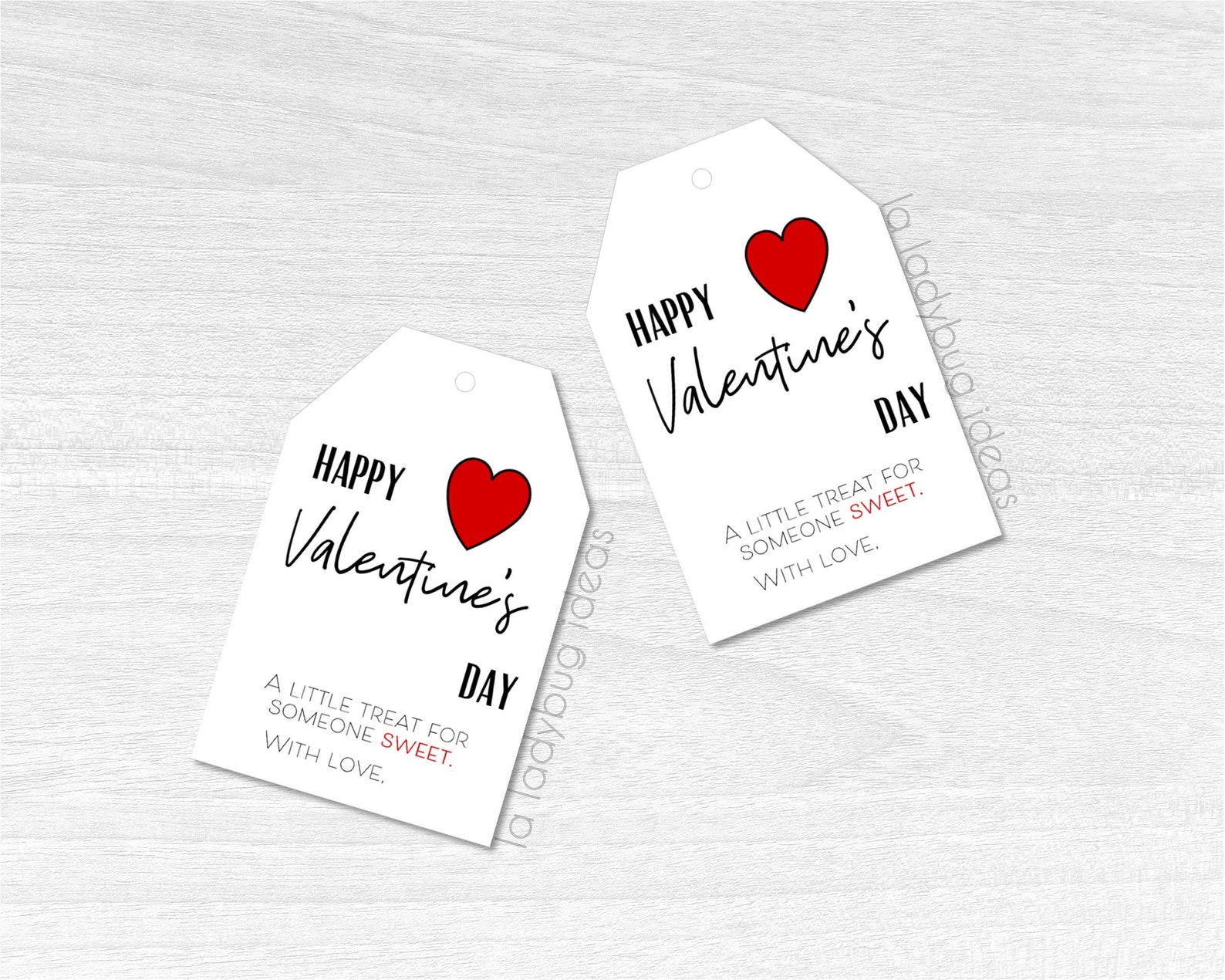 Valentine's Gift Tags. Gift Tags for Valentine's Day. - Etsy