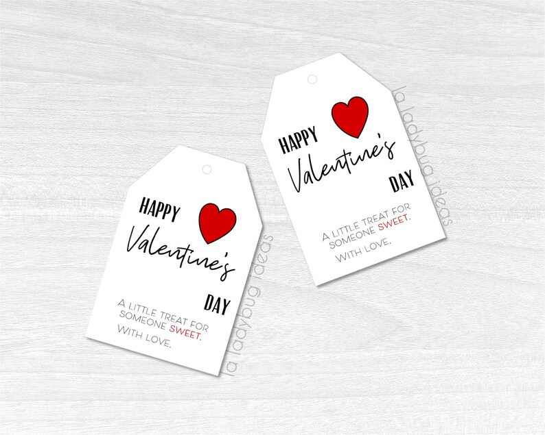 Valentine's Gift Tags. Gift Tags for Valentine's Day. - Etsy