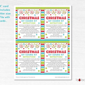 Christmas DIY Cookie Kit Instructions. Christmas DIY Cookie Kit ...
