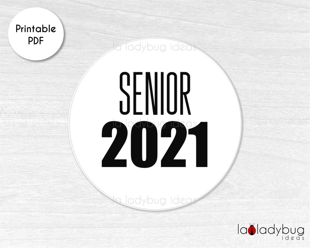 Senior 2021 Tag. Graduation Gift Tags. Printable Gift Tags for ...