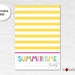 Summertime Printable Cookie Card. Summer Card for Cookies. Digital ...