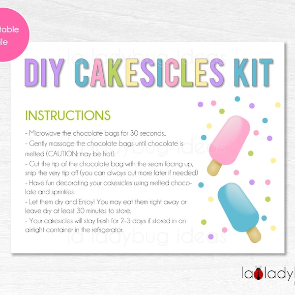Cakesicles - Etsy