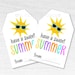 Summer Gift Tags. Gift Tags for Summer. Printable PDF. Instant Download ...