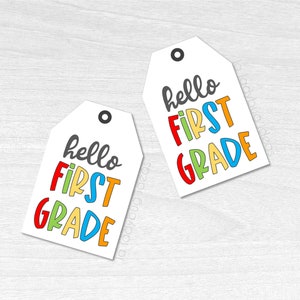 Back to School Gift Tags. Tags for Teachers. Printable PDF. Instant ...