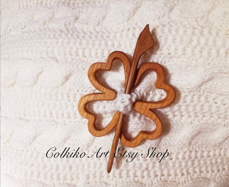 Wooden Shawl Pin Wood Brooch Wood Scarf Pin Women Gift - Etsy