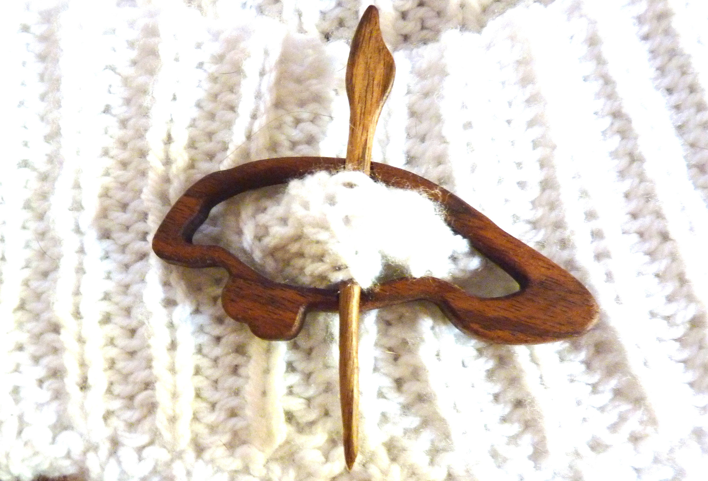 Wooden Shawl Pin Wood Brooch Wood Scarf Pin Women Gift | Etsy