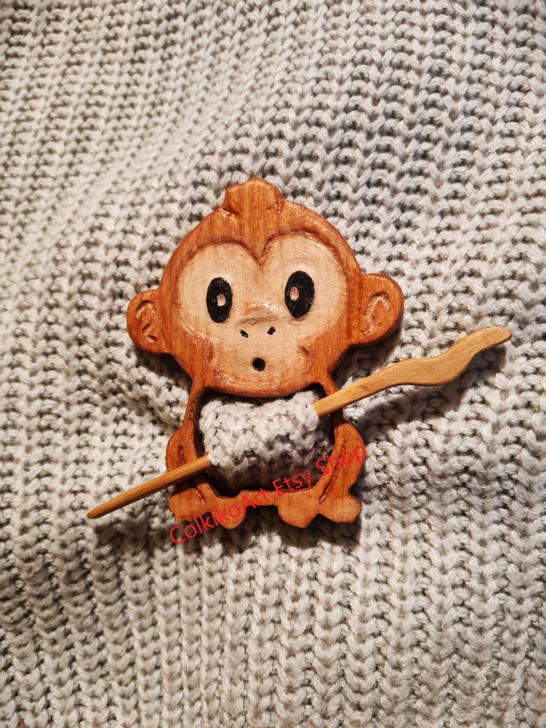 Wooden Shawl Pin, Wood Brooch, Wood Scarf Pin, Women Gift, Baby Girl ...