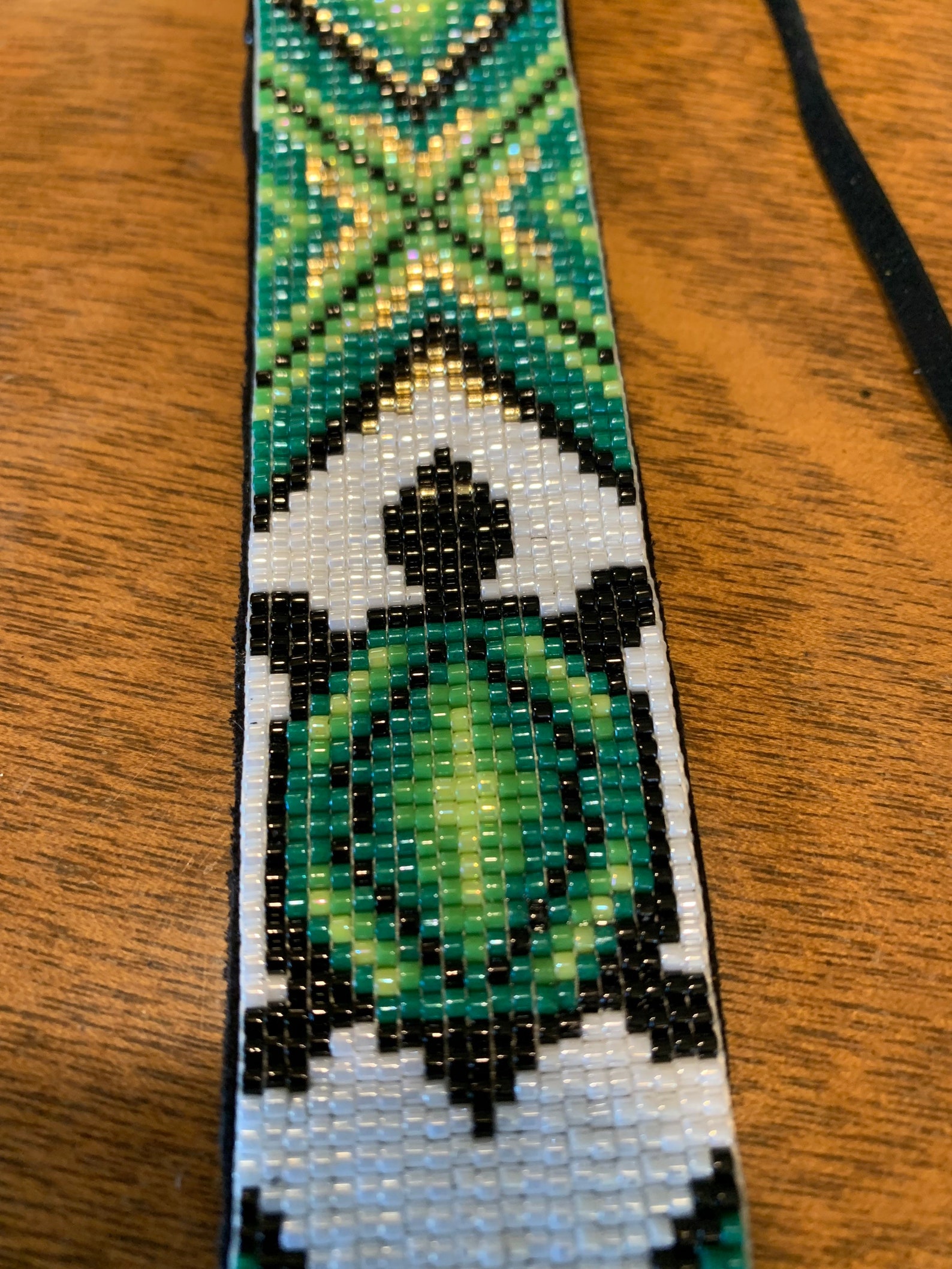 Native American Turtle Totem Beaded Bracelet - Handmade Loom Beaded ...