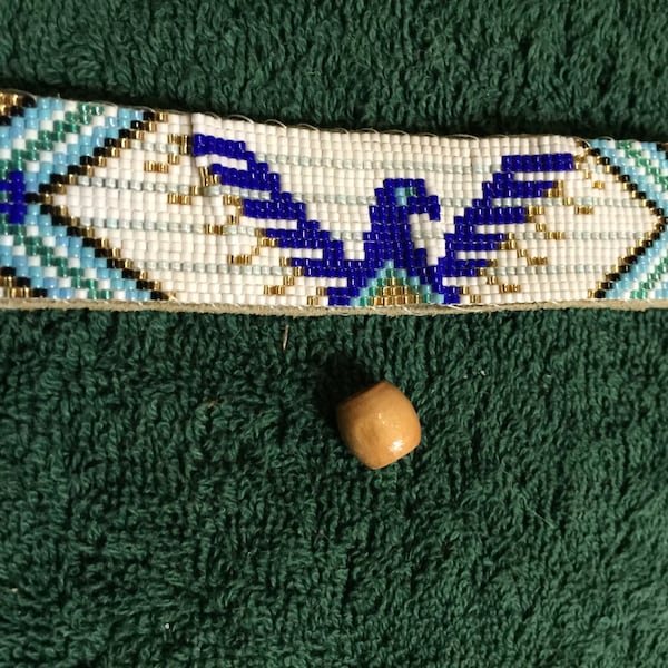 Native American Turtle Totem Beaded Bracelet Handmade Loom Beaded With ...