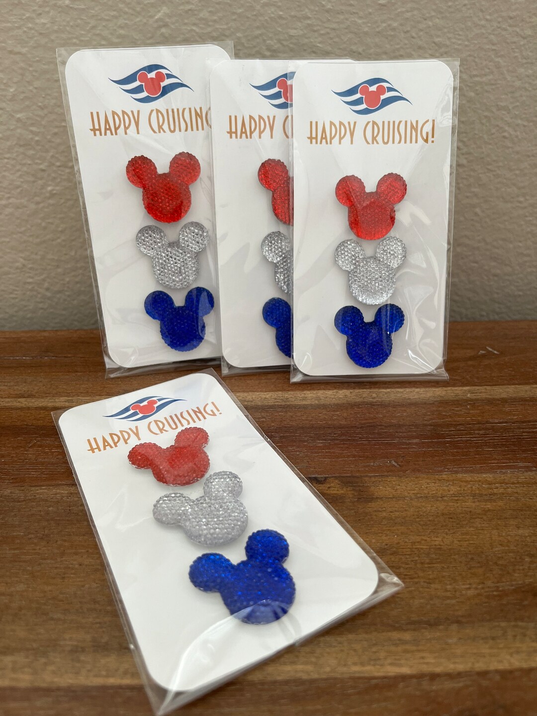 Mickey Mouse Magnets: Sparkling Cruise Cabin Decor, Set of 3 - Etsy