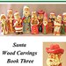Carving Blanks, Rough Out, Sleepy Santa Rough Out With Color Picture ...