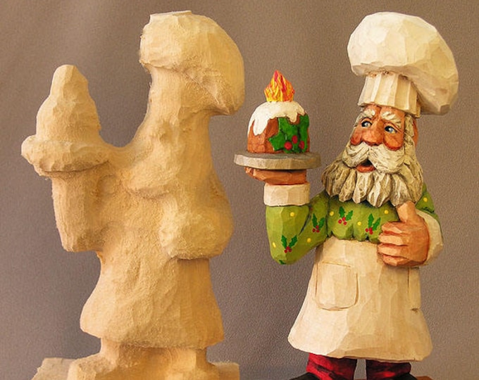 Wood Rough Out, Carving Blanks, Wood Carving Blanks, Plum Pudding Chef ...